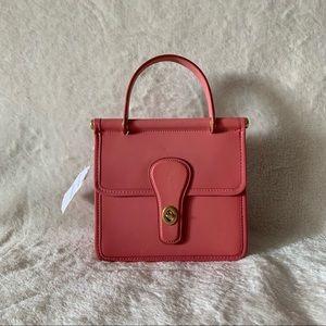 Coach | Bags | Nwt Coach Leather Mini Court Top Handle Convertible Bag ...